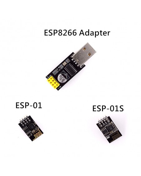 Szín: ESP8266 adapter - ESP01 programozó adapter UART GPIO0 ESP-01 adapter ESP8266 CH340G USB ...