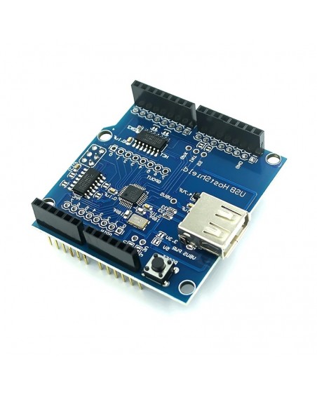 MAX3421 Fehér - USB Host Shield 2.0 Arduino UNO MEGA ADK kompatibilis ...