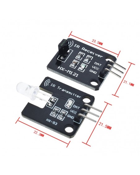 Vevő Modul 1 Készlettétel Ir Infravörös Adó Modul Ir Digitális 38 Khz Infravörös Vevő