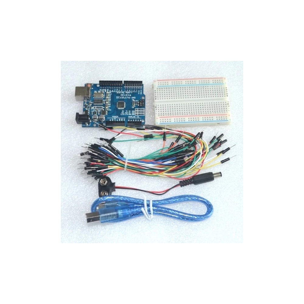 Kezdőkészlet arduino Uno R3-hoz – 5 elemből álló csomag: Uno R3 ...