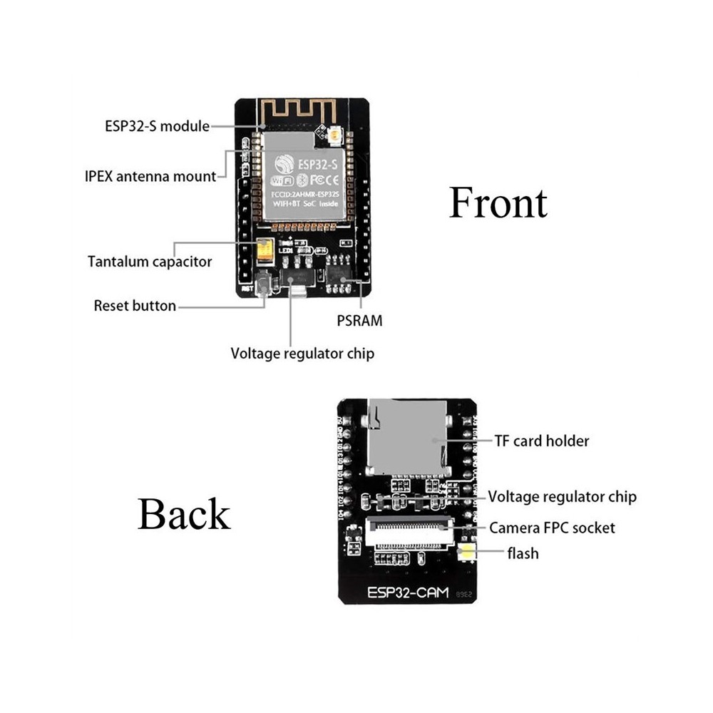 3 Dbtétel Esp32 Cam Wifi és Bluetooth Modul Esp32 S Soros Wifi Esp32