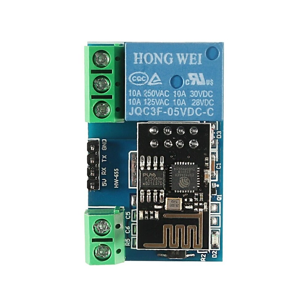 Wifi relé - ESP8266 ESP-01S 5V WiFi relé IoT Smart Home ESP01S vezeték ...