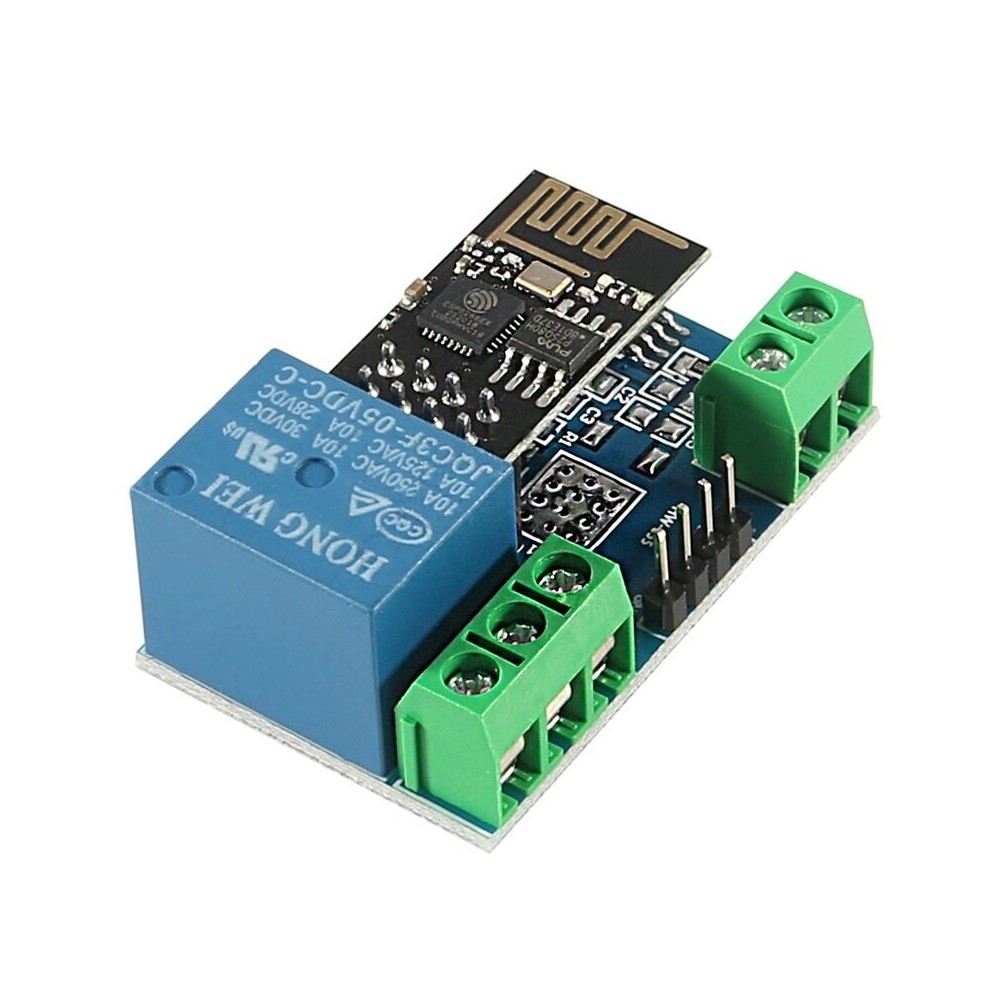 Wifi relé - ESP8266 ESP-01S 5V WiFi relé IoT Smart Home ESP01S vezeték ...