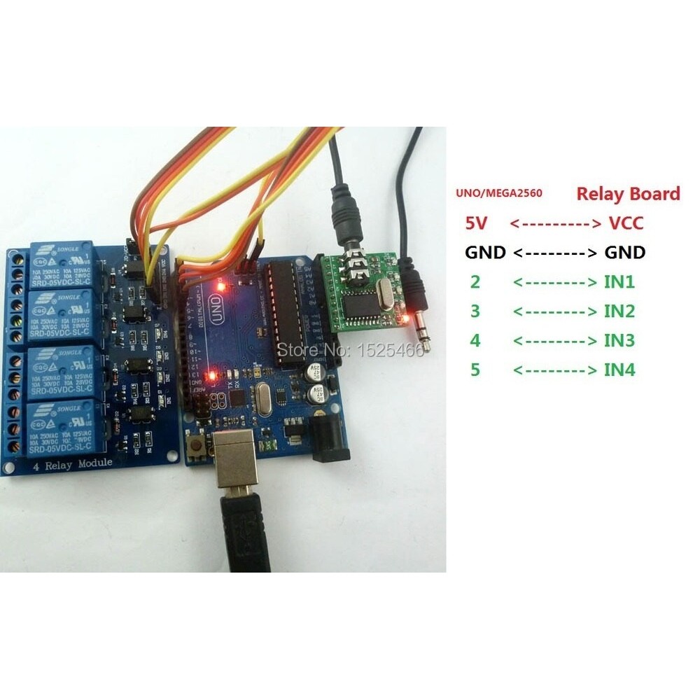 DTMF Audio Remote Relay Kit MT8870 Telefon Hangdekóder vezérlés DC 5V ...