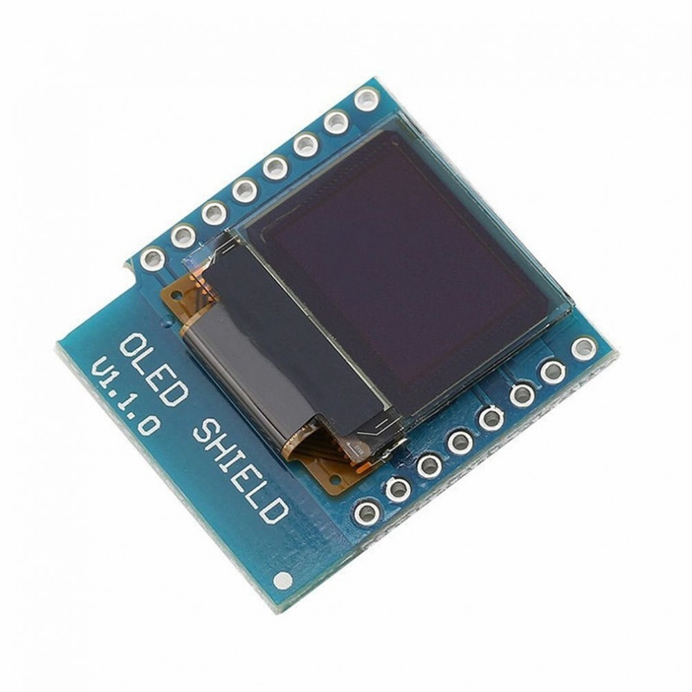 0,66 hüvelykes OLED kijelző modul a WEMOS D1 MINI ESP32 modulhoz Arduino AVR STM32 64x48 LCD ...