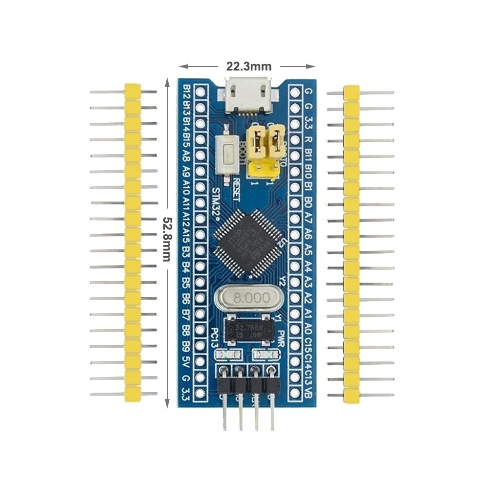 Szín: ST-LINK V2 - STM32F103C8T6 ARM STM32 Minimális rendszerfejlesztő ...