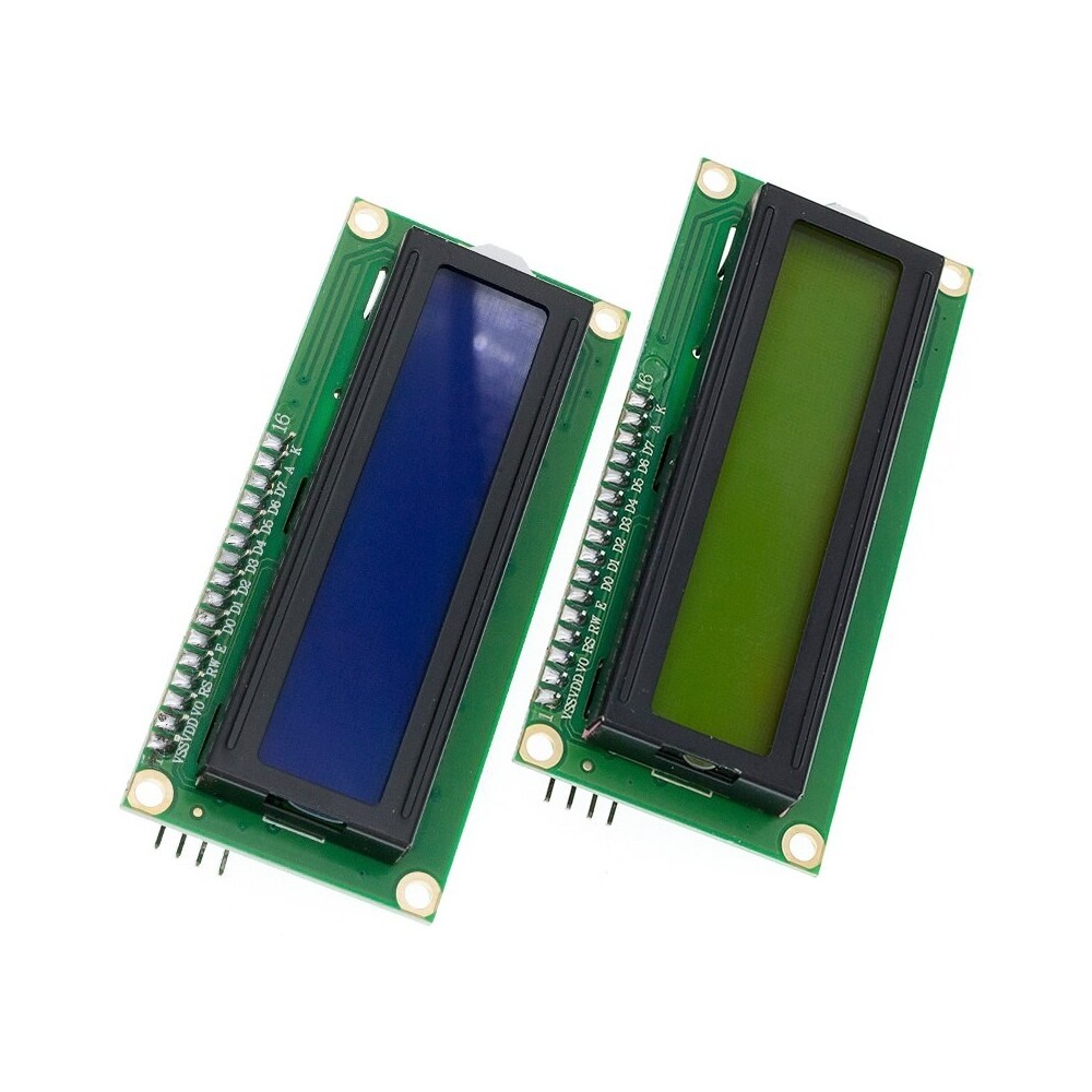 Szín: zöld - LCD1602 I2C LCD 1602 modul Kék/sárga zöld képernyő IIC/I2C ... Szín: zöld - LCD1602 I2C LCD 1602 modul Kék/sárga zöld képernyő IIC/I2C ...