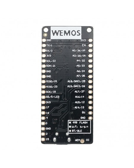 10 DB ESP32 ESP-32 ESP-32S ESP32S WeMos Mini D1 Wifi Bluetooth vezeték nélküli kártyamodul alapú ...
