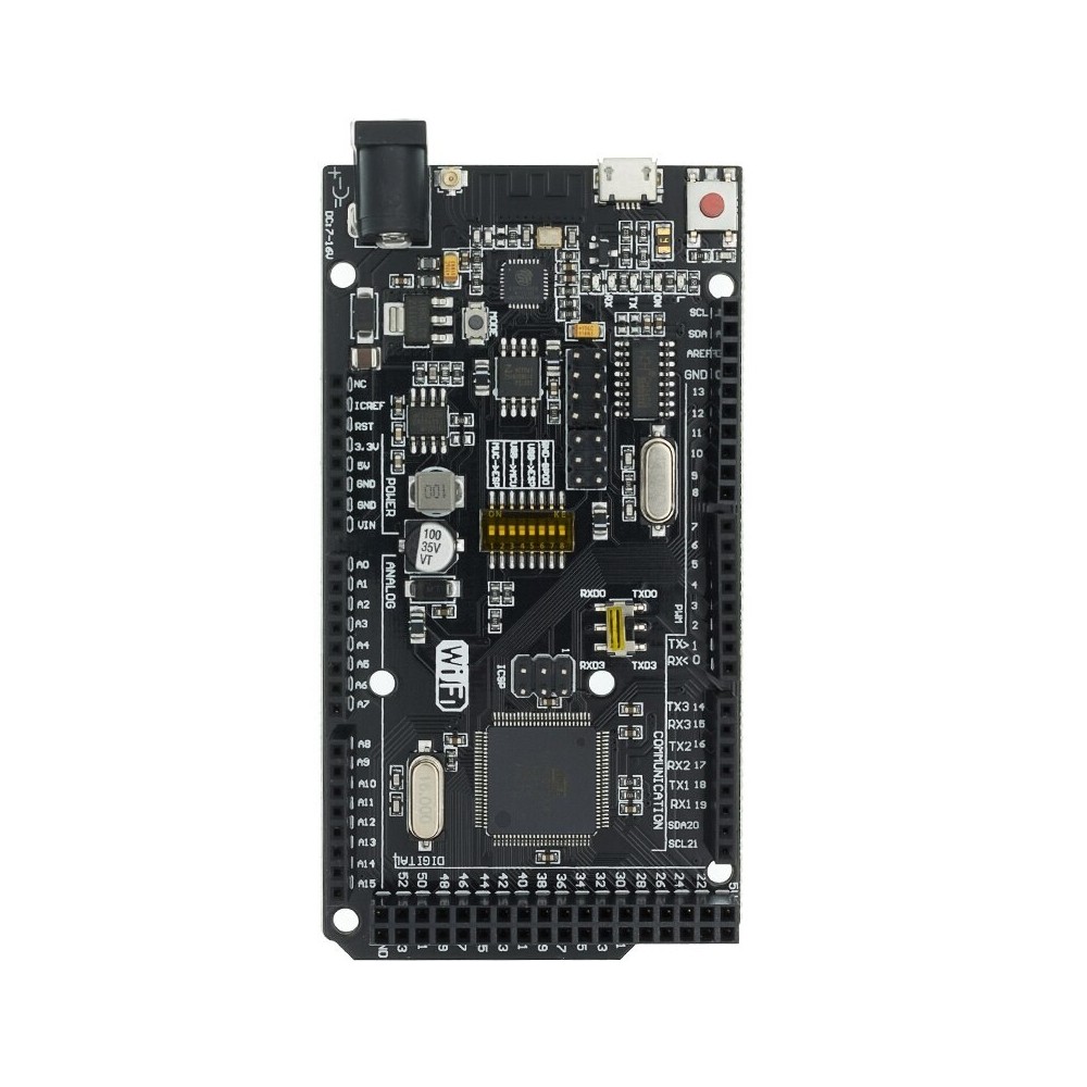 WeMos Mega WiFi R3 ATmega2560 ESP8266 (32Mb memória), USB-TTL CH340G. Kompatibilis Mega, NodeMCU ...
