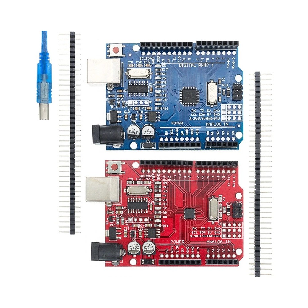 Szín: UNO kék - UNO R3 CH340G MEGA328P SMD Chip 16Mhz Arduino UNO R3 ...