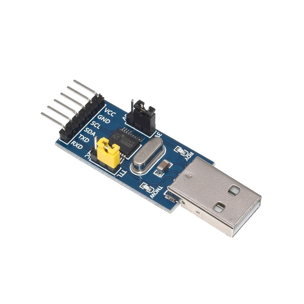 Szín: CH341T V3 - CH341T V3 2 az 1-ben modul 3,3 V 5 V USB - I2C IIC UART USB - TTL egychip ...