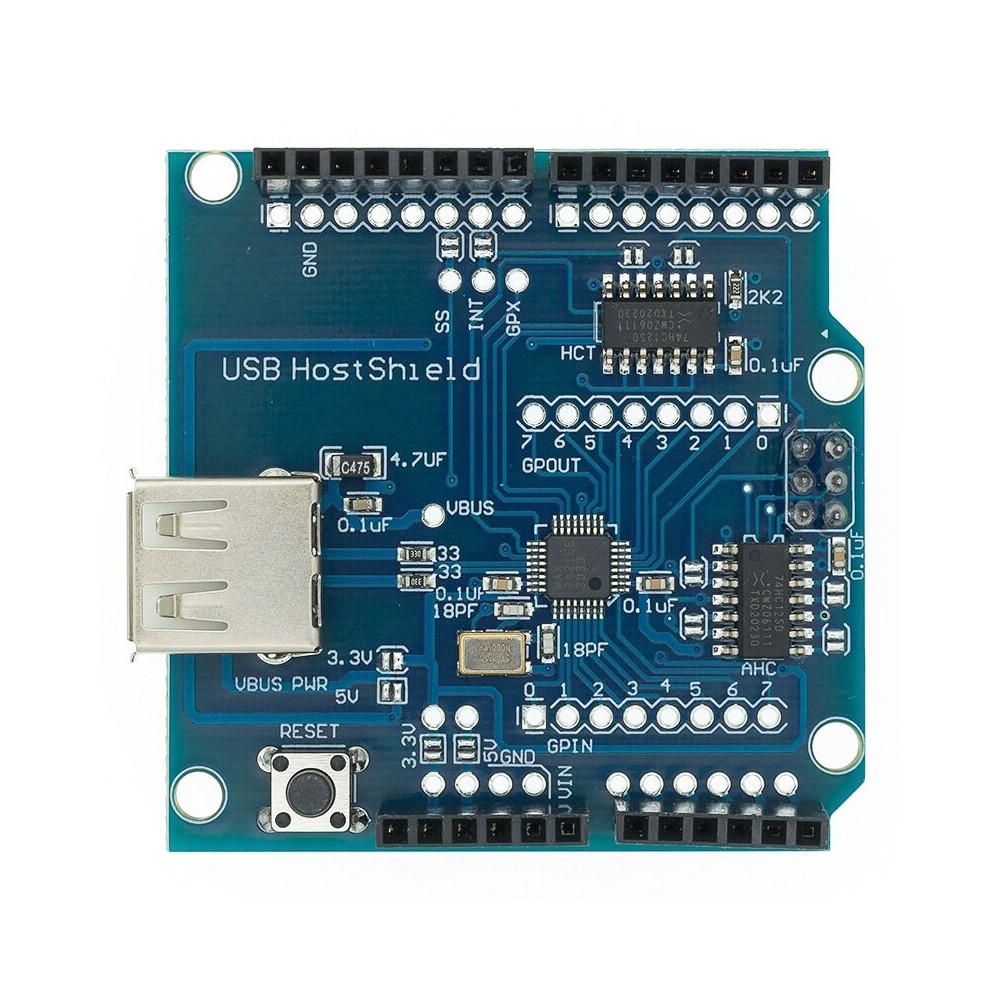 USB Host Shield 2.0 Arduino UNO MEGA ADK kompatibilis Android ADK DIY elektronikus modulkártyával
