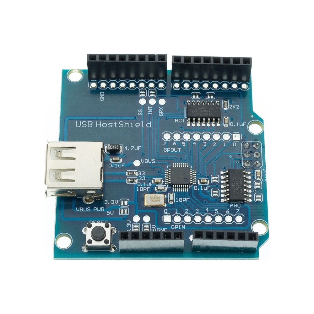 USB Host Shield 2.0 Arduino UNO MEGA ADK kompatibilis Android ADK DIY elektronikus modulkártyával