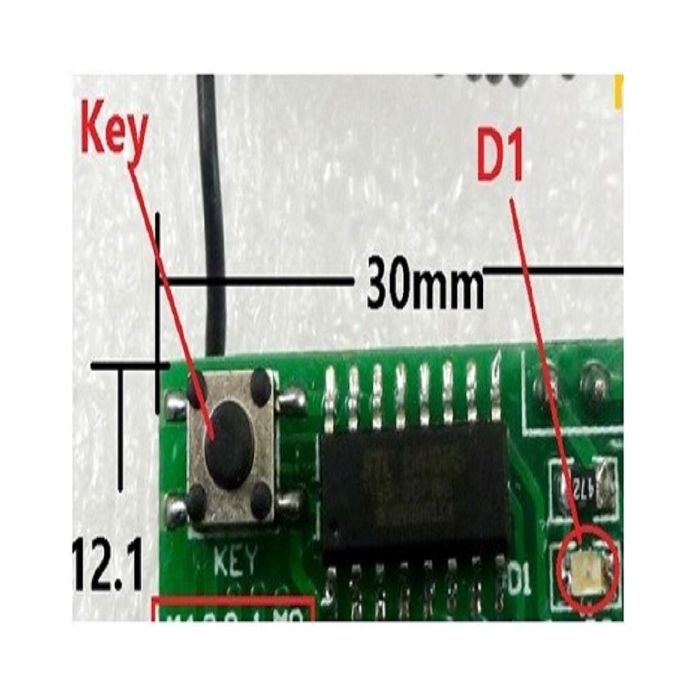 433Mhz DC 3V 3.3V 5V EV1527 RF vezeték nélküli távirányító készlet Arduino UNO MEGA2560 DUE Pro ...