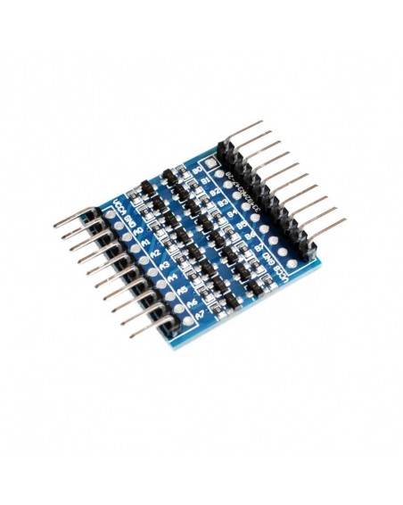 8 csatornás 5V/3.3V IIC UART SPI TTL logikai szint átalakító Raspberry ...