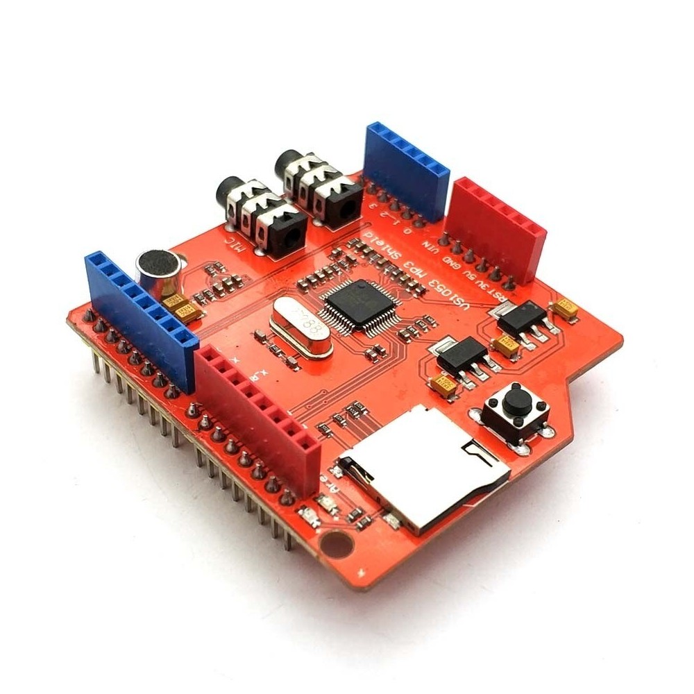 VS1053 VS1053B sztereó audio MP3 lejátszó pajzs, lemez dekódoló ...