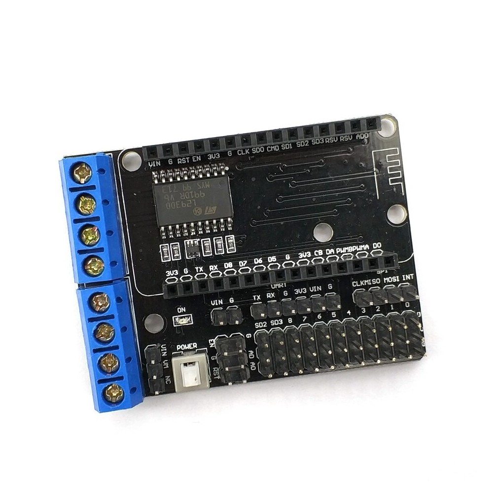 NodeMCU Motor Shield Board L293D for ESP-12E from ESP8266 Esp 12E Kit Diy Rc Toy Wifi Rc Smart ...