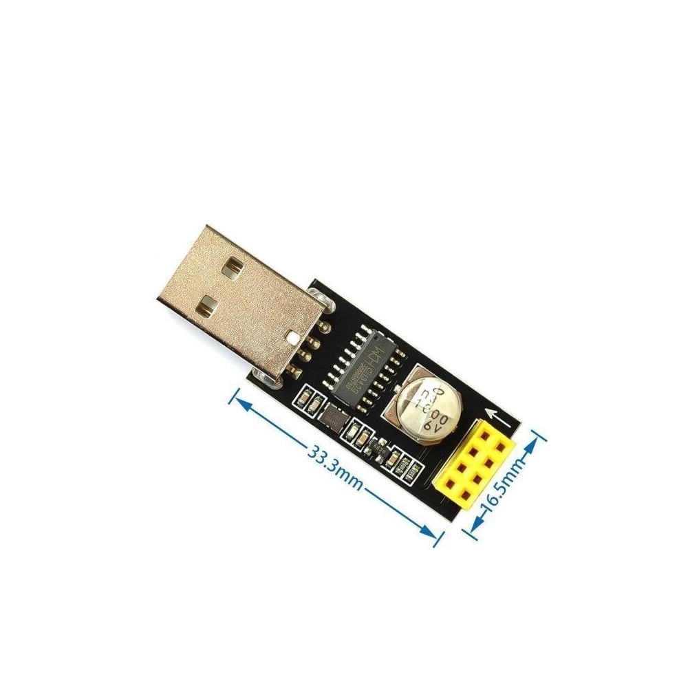 ESP01 programozó adapter UART GPIO0 ESP-01 adapter ESP8266 CH340G USB ...