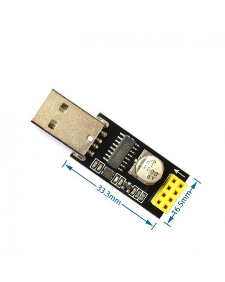 ESP01 programozó adapter UART GPIO0 ESP-01 adapter ESP8266 CH340G USB ...