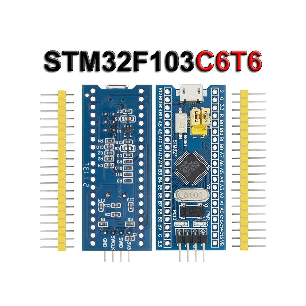 Szín: STM32F103C8T6 - STM32F103C6T6 STM32F103C8T6 ARM STM32 Minimális rendszerfejlesztő ...