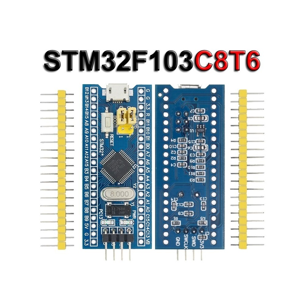 Szín: STM32F103C8T6 - STM32F103C6T6 STM32F103C8T6 ARM STM32 Minimális rendszerfejlesztő ...