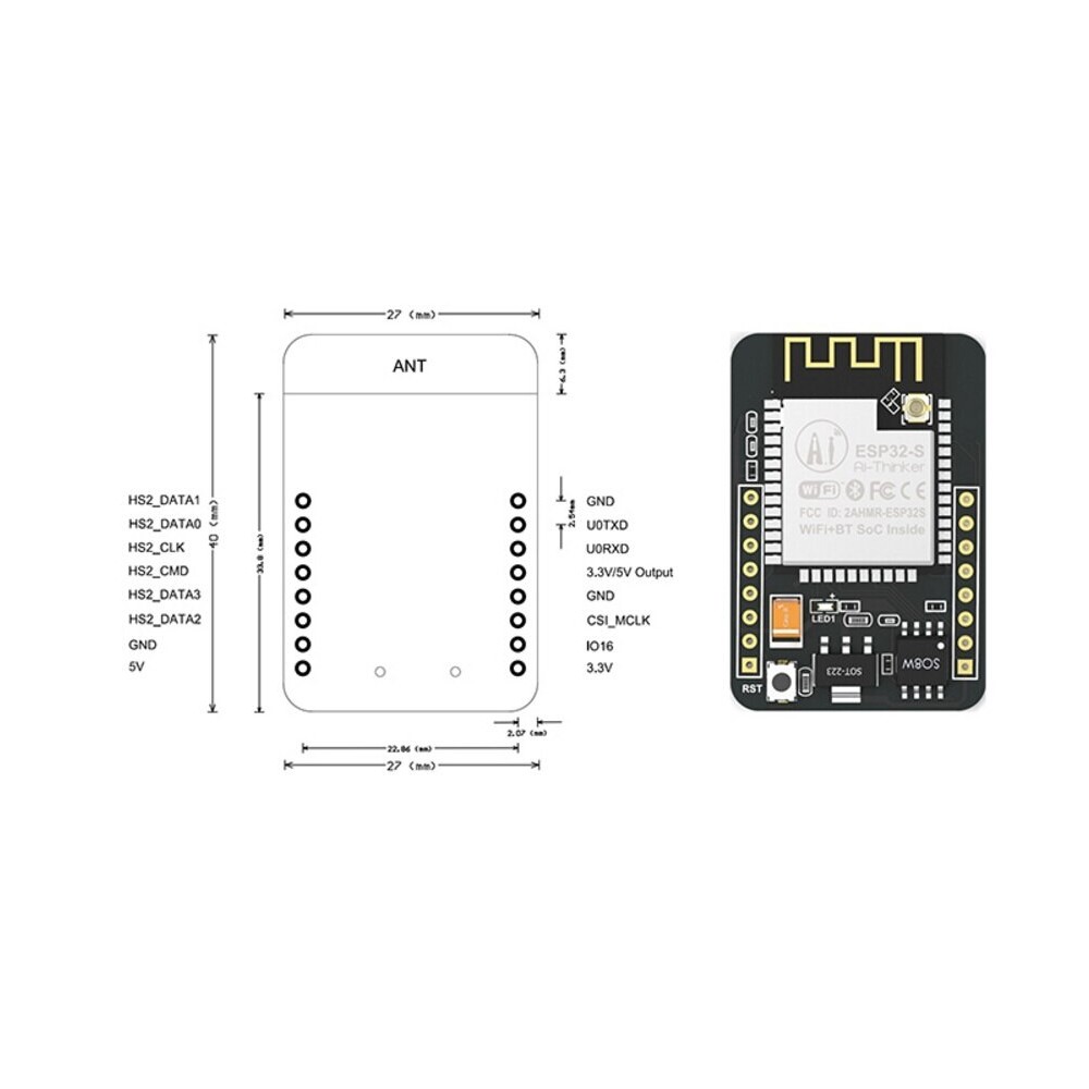 Szín Ov2640 Kameramodul Esp32 Cam Nodemcu Wifi Wifi Modul Esp32 Soros Wifi Esp32 Cam