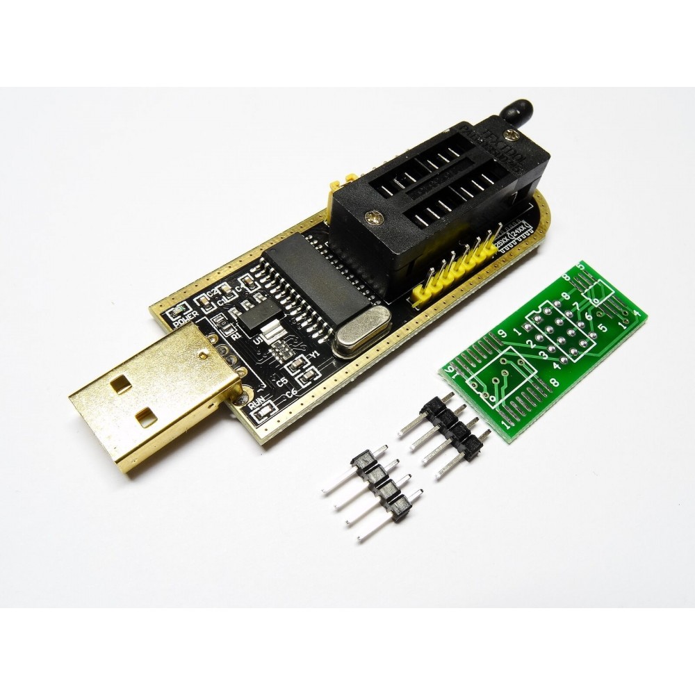 EEPROM SPI FLASH BIOS USB programozó beégető író 24 25 sorozatú USB ...